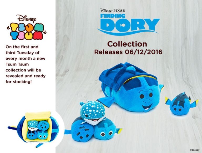Finding Dory Tsum Tsum Bag Set Release Date | My Tsum Tsum