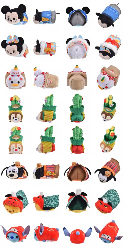 [Japan] 2026 New Year Tsum Tsum Set | My Tsum Tsum